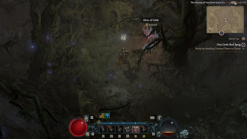 All Hawezar Altar of Lilith locations and map in Diablo 4