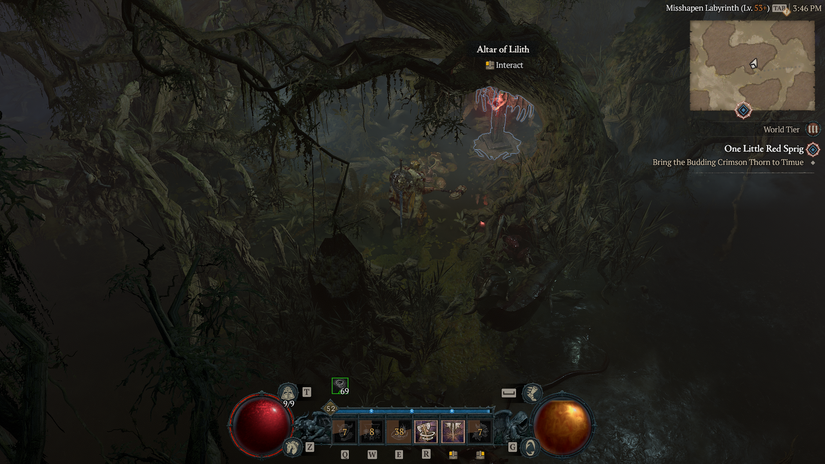 All Hawezar Altar of Lilith locations and map in Diablo 4