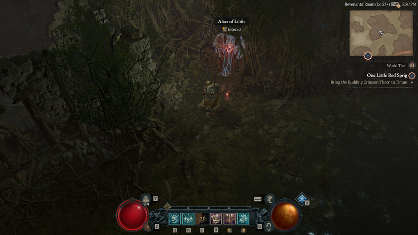 All Hawezar Altar of Lilith locations and map in Diablo 4