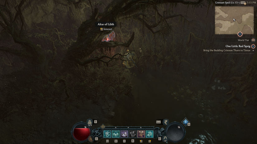 All Hawezar Altar of Lilith locations and map in Diablo 4