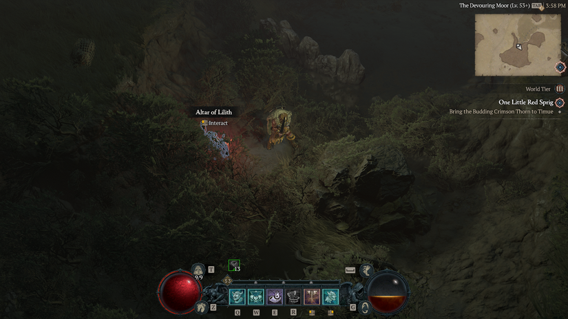 All Hawezar Altar of Lilith locations and map in Diablo 4