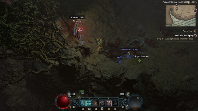 All Hawezar Altar of Lilith locations and map in Diablo 4