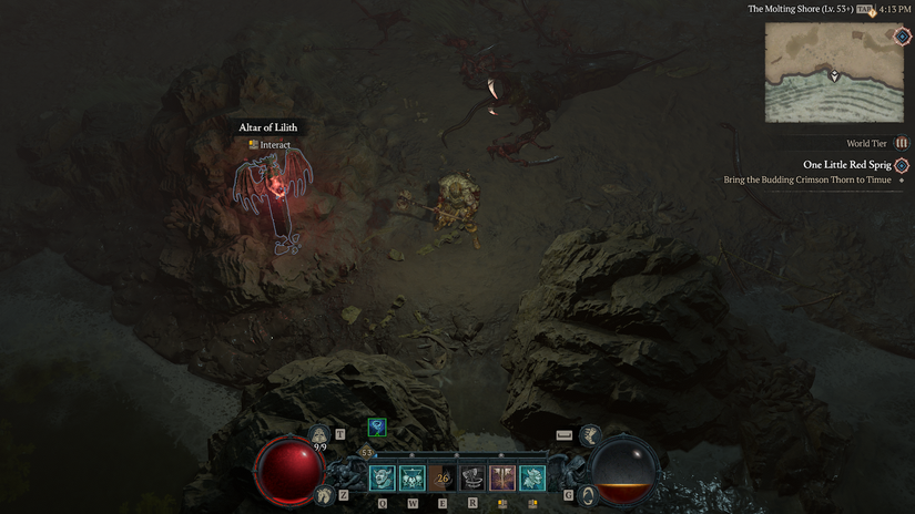 All Hawezar Altar of Lilith locations and map in Diablo 4
