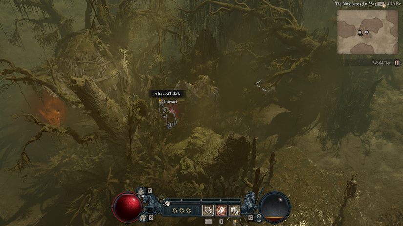 All Hawezar Altar of Lilith locations and map in Diablo 4