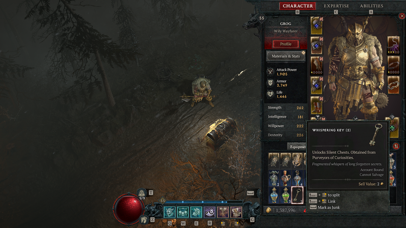 How to get Whispering Keys and open Silent Chests in Diablo 4