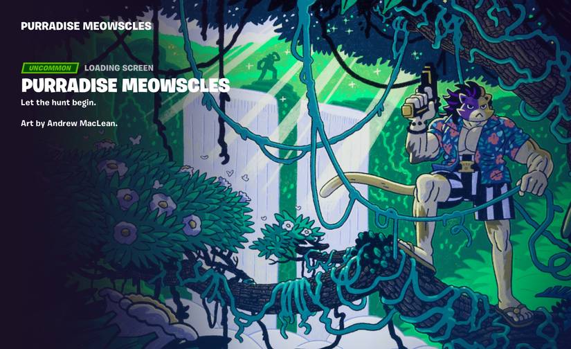 Purradise Meowscles release date in Fortnite