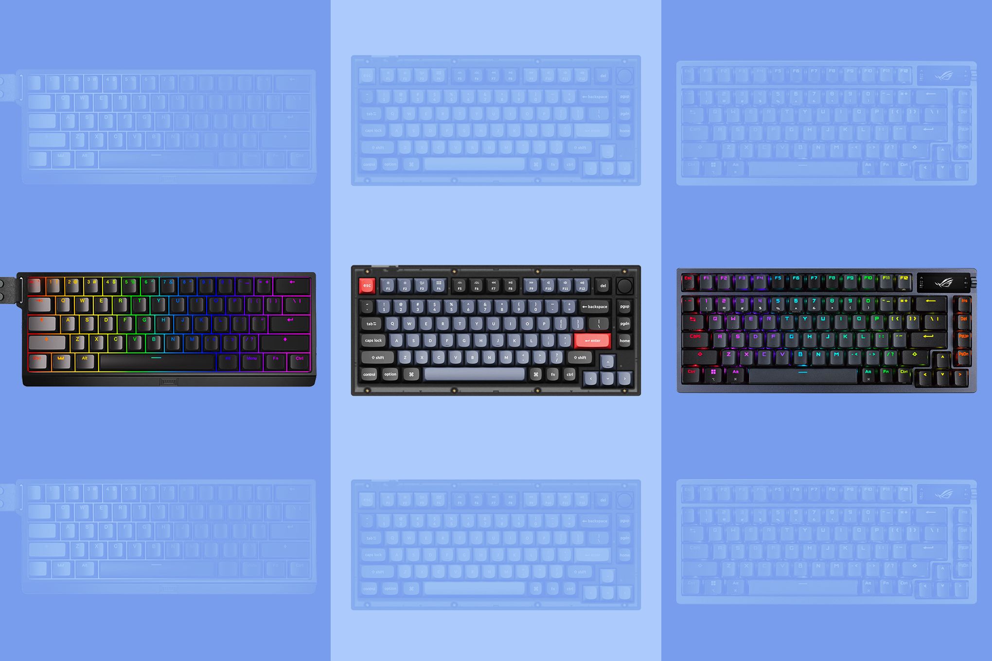computer keyboard sizes