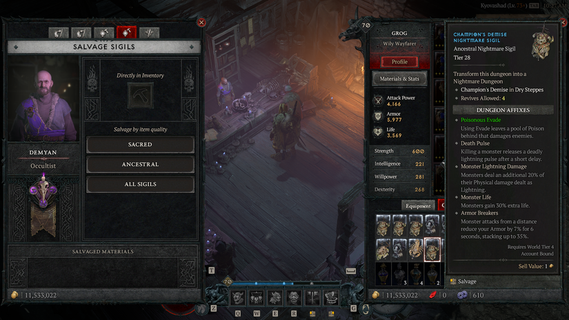 nightmare sphere guide