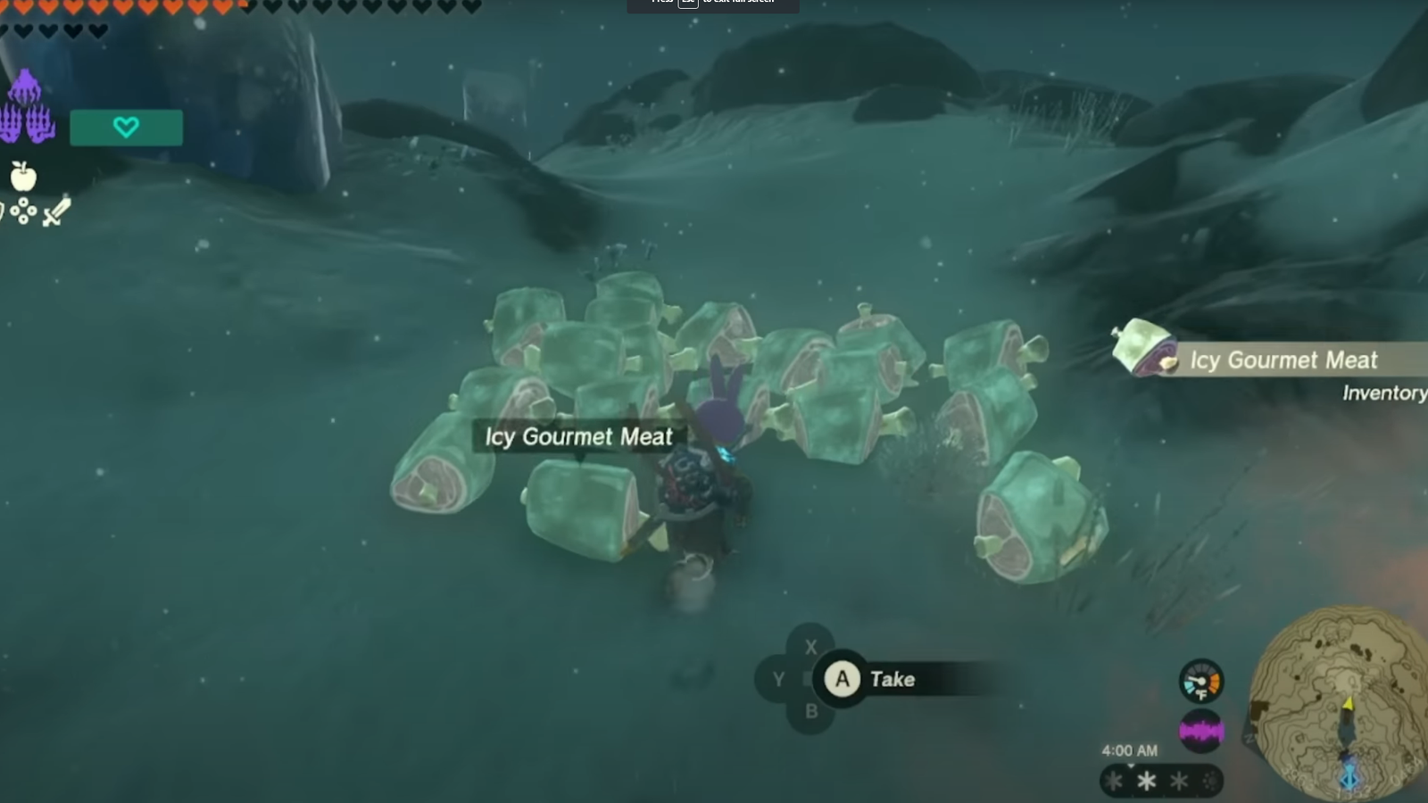 New Zelda dupe glitch gets you rich off frozen meat