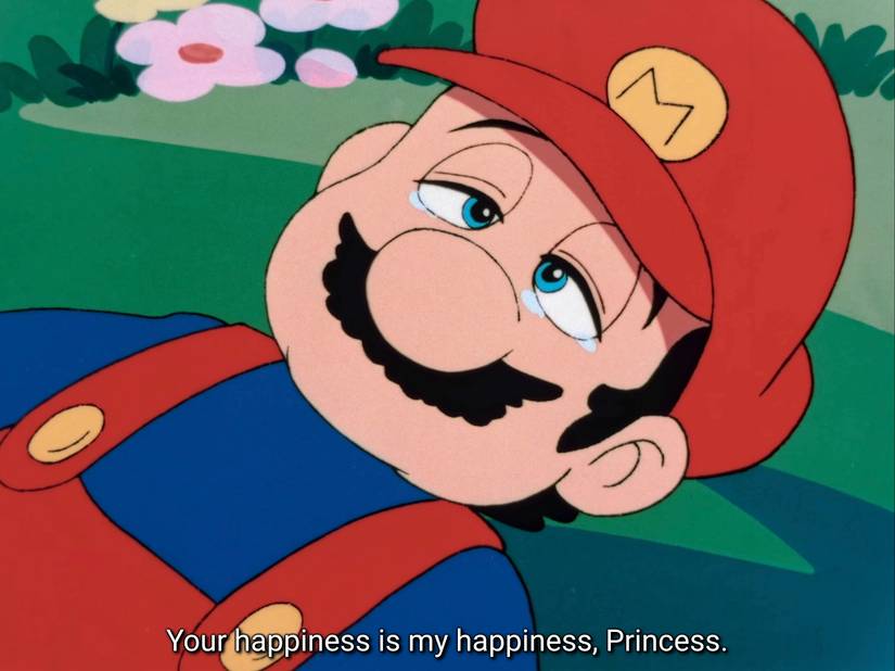 super mario toad crying