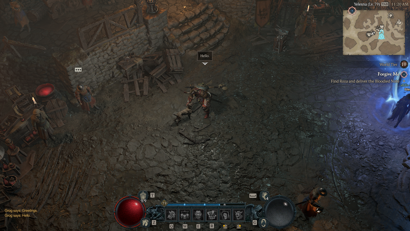 Can you pet the dog (or cat) in Diablo 4?