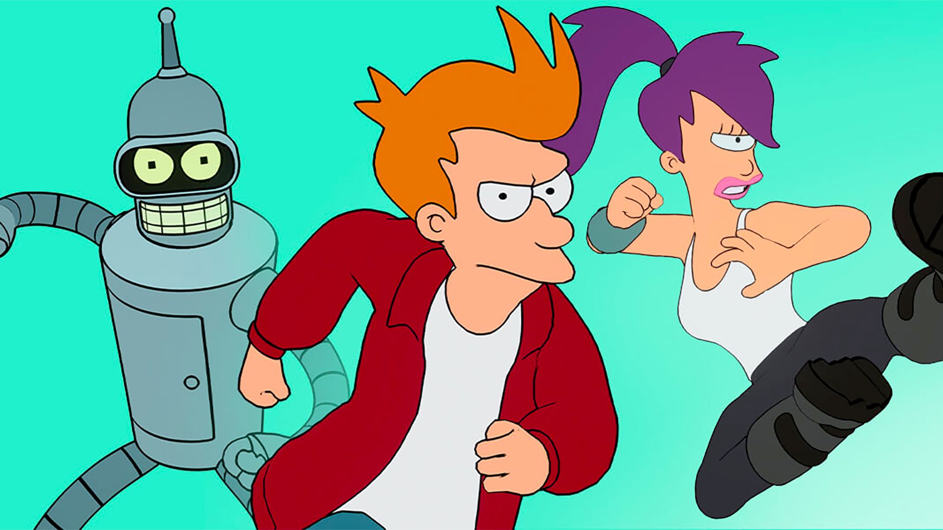 futurama leela and fry