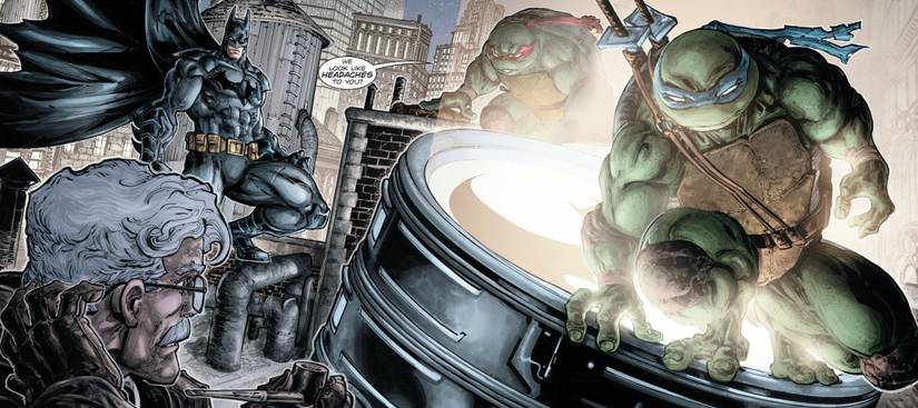 Why Batman showed Raphael from Ninja Turtles where his parents died