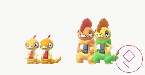 shiny scraggy and scrafty