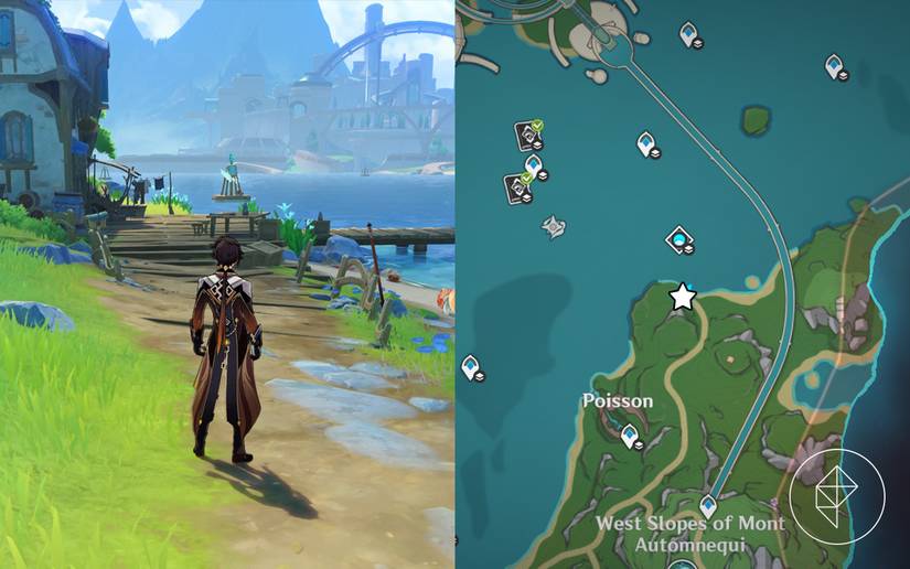 Genshin Impact Fontaine hidden reputation world quest list (4.2 update)