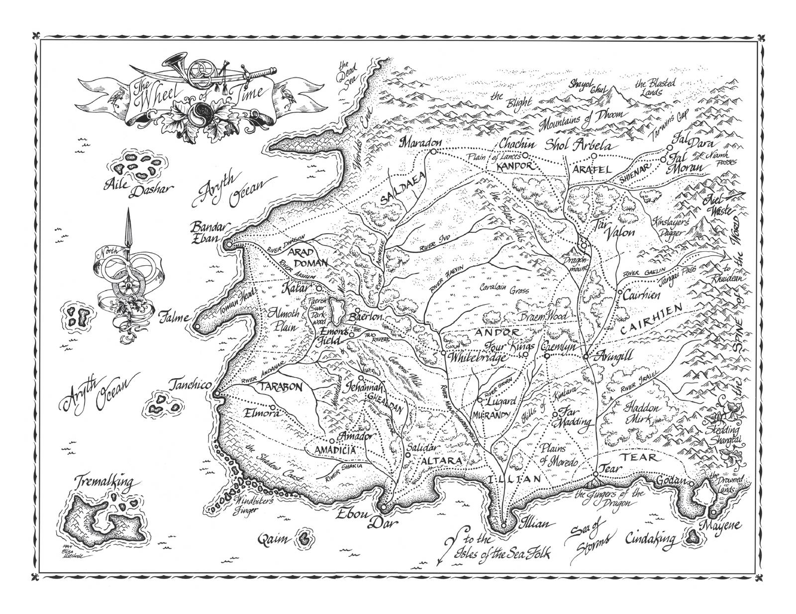 Interactive Wheel of Time map will make you an expert on The Westlands