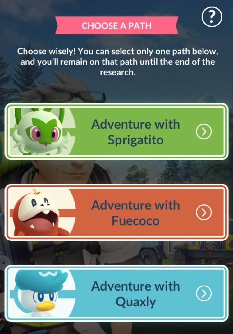 All Pokémon Go ‘A Paldean Adventure’ quest steps: Which path to choose?