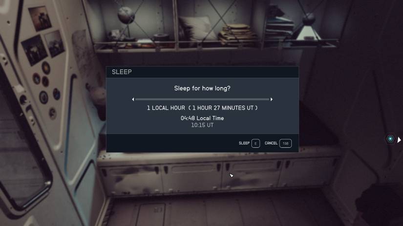 How to wait and pass time in Starfield