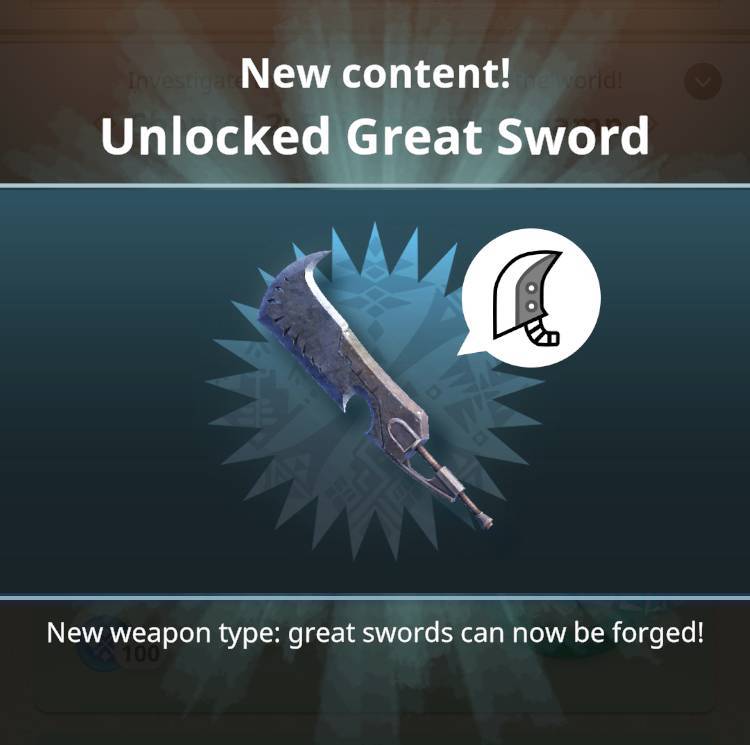 Monster Hunter Now weapon list, how to unlock new weapon types