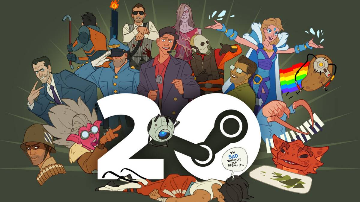 Valve celebrates two decades of Steam with memes