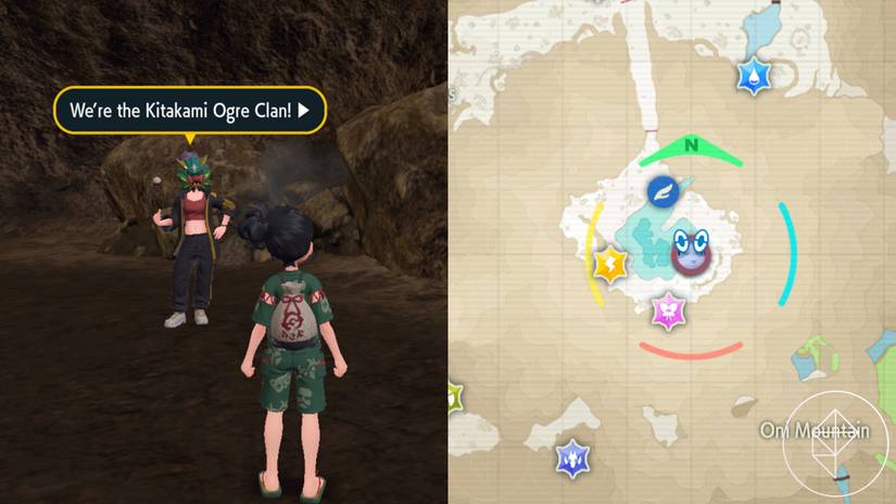 Ogre Clan member locations in Pokémon Scarlet and Violet: The Teal Mask