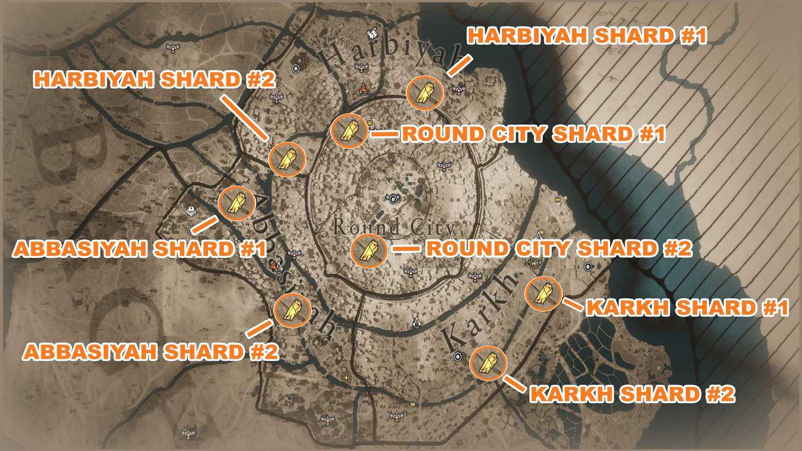 All Mysterious Shards locations in Assassin’s Creed Mirage
