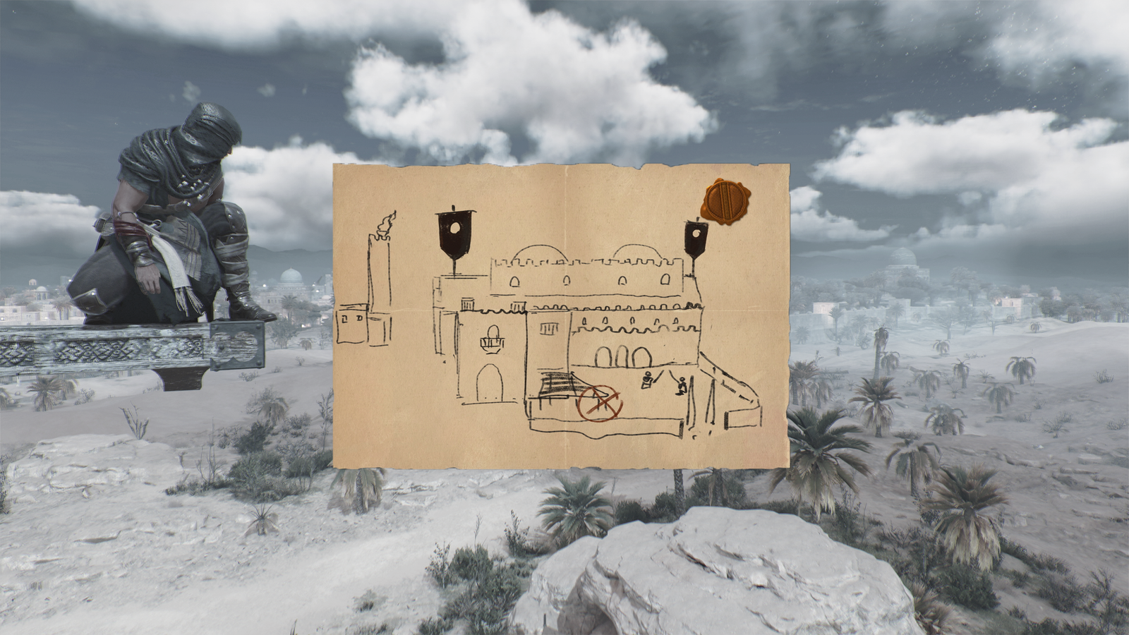Just Rewards Enigma solution, location in AC Mirage