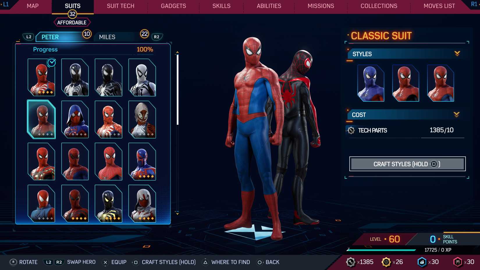 All Spider-Man 2 suits and how to unlock them