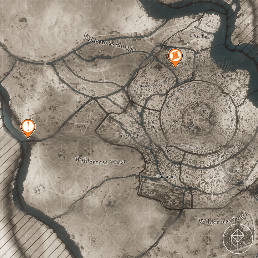 Left Behind Enigma solution, location in AC Mirage
