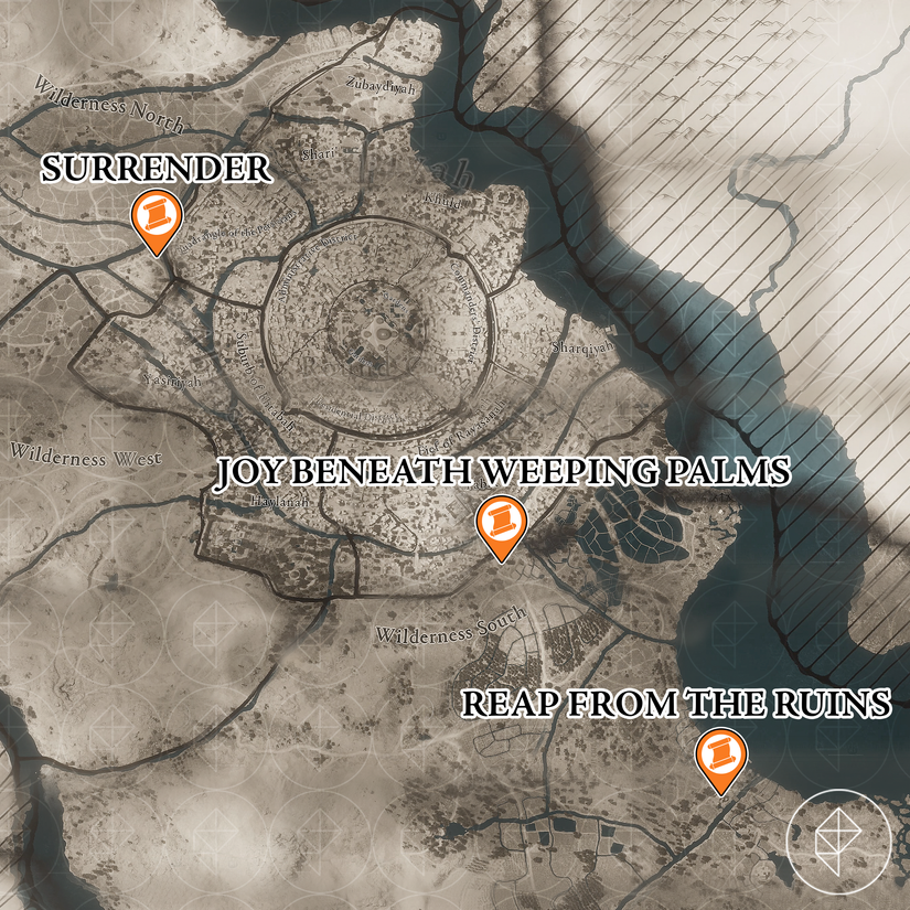 All Enigma locations, rewards in AC Mirage
