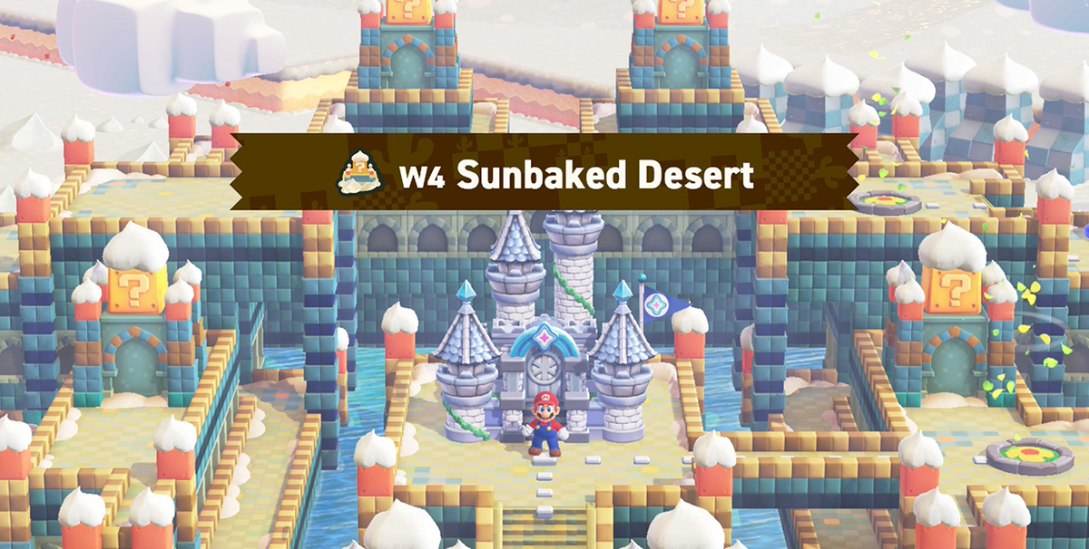 W4 Sunbaked Desert Wonder Seed locations in Super Mario Bros. Wonder