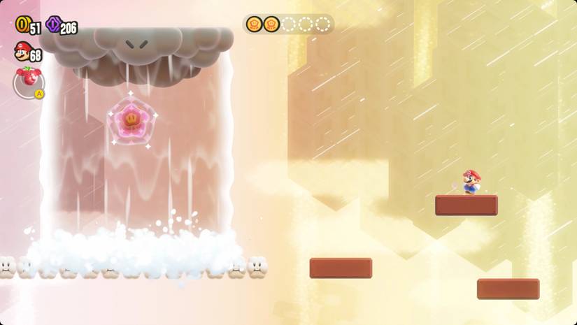 empty park shining falls