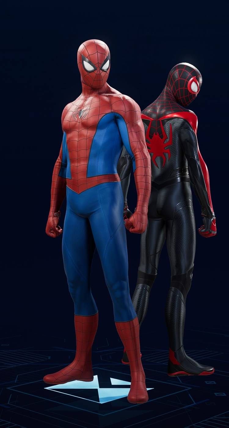 spiderman 2 different suits