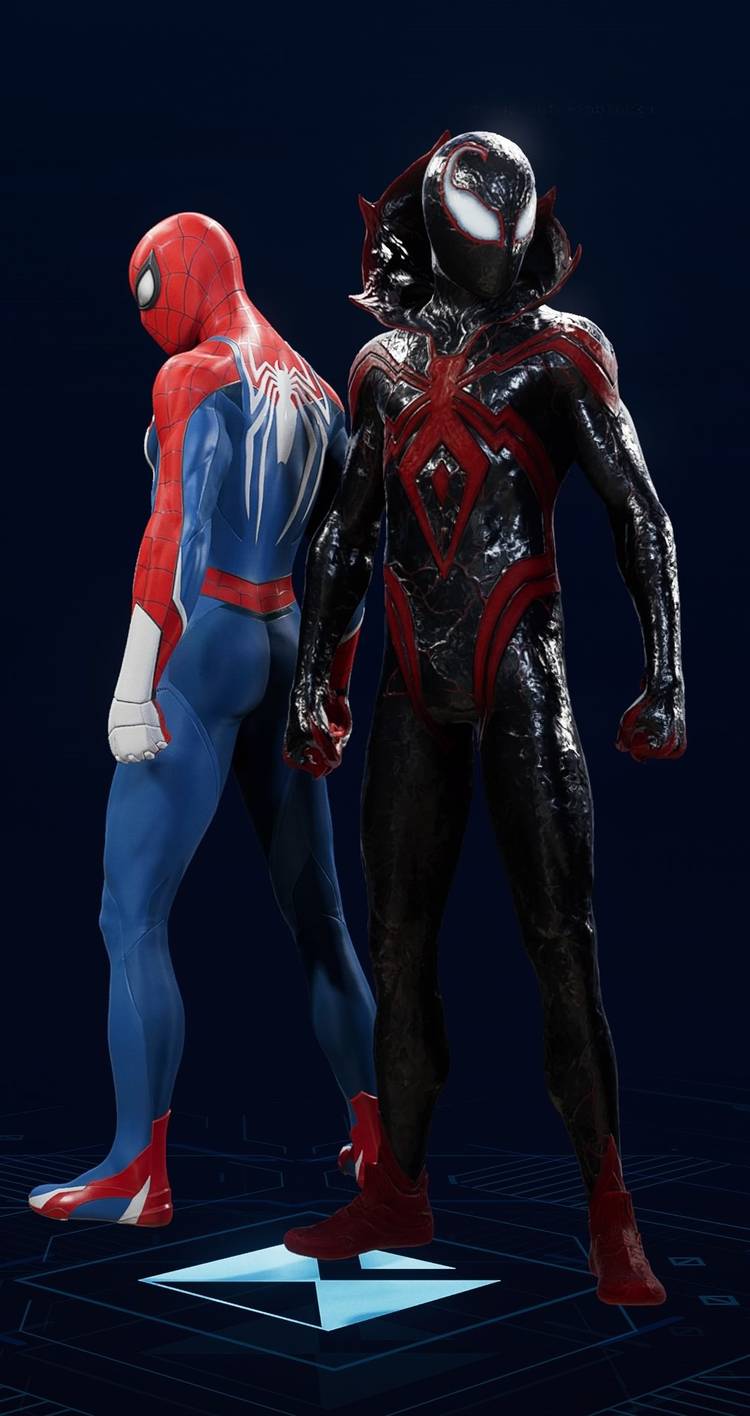 spiderman 2 different suits