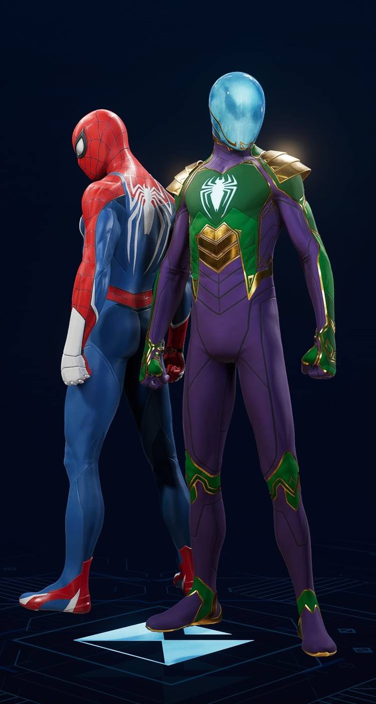 spiderman 2 different suits