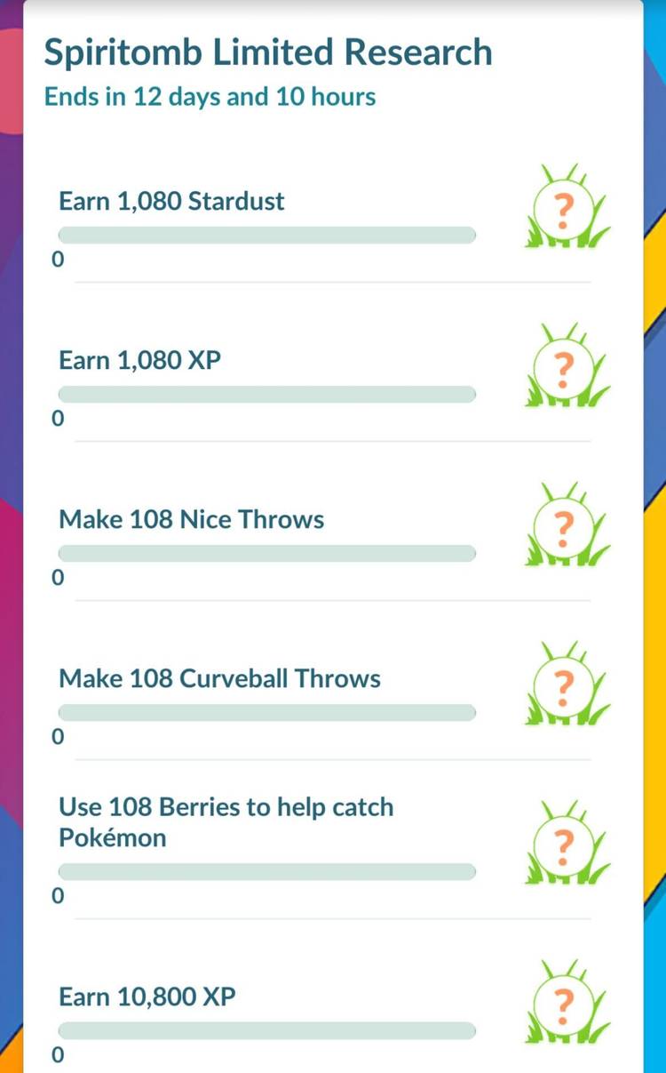 Pokémon Go ‘Spiritomb Limited Research’ 2023 quest steps, rewards