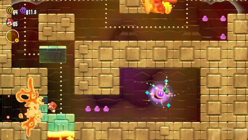 W6 Deep Magma Bog Wonder Seed locations in Super Mario Bros. Wonder