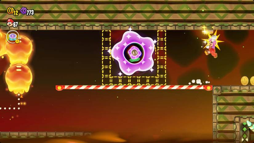 W6 Deep Magma Bog Wonder Seed locations in Super Mario Bros. Wonder