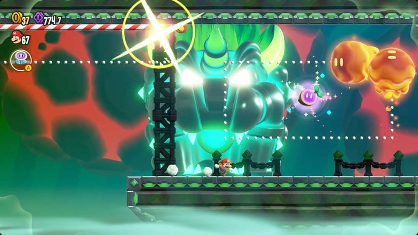 W6 Deep Magma Bog Wonder Seed locations in Super Mario Bros. Wonder