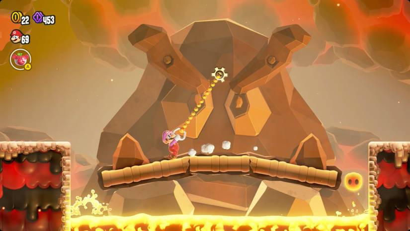 W6 Deep Magma Bog Wonder Seed locations in Super Mario Bros. Wonder
