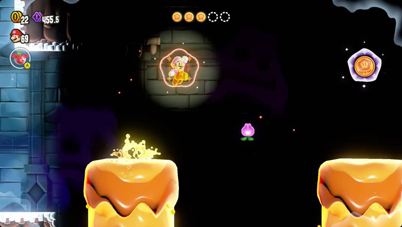 W6 Deep Magma Bog Wonder Seed locations in Super Mario Bros. Wonder