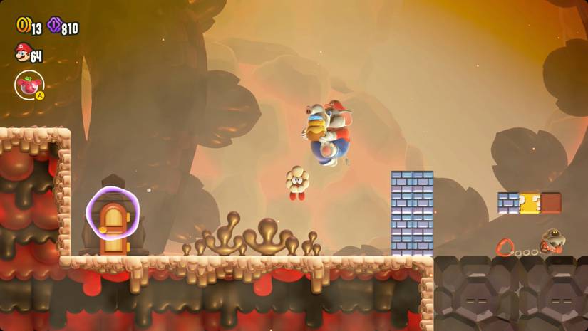 W6 Deep Magma Bog Wonder Seed locations in Super Mario Bros. Wonder