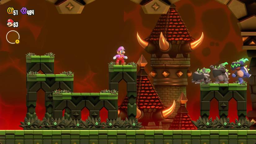 W6 Deep Magma Bog Wonder Seed locations in Super Mario Bros. Wonder