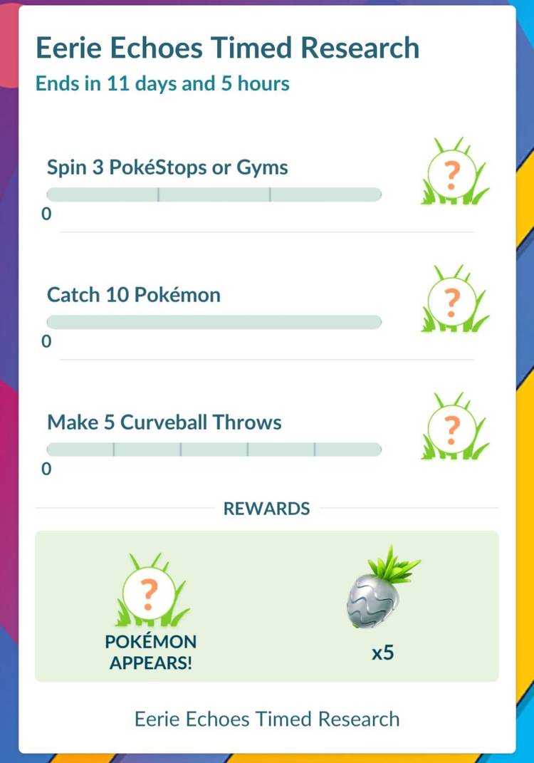 Pokémon Go ‘Eerie Echoes’ Timed Research steps — and is it worth it?