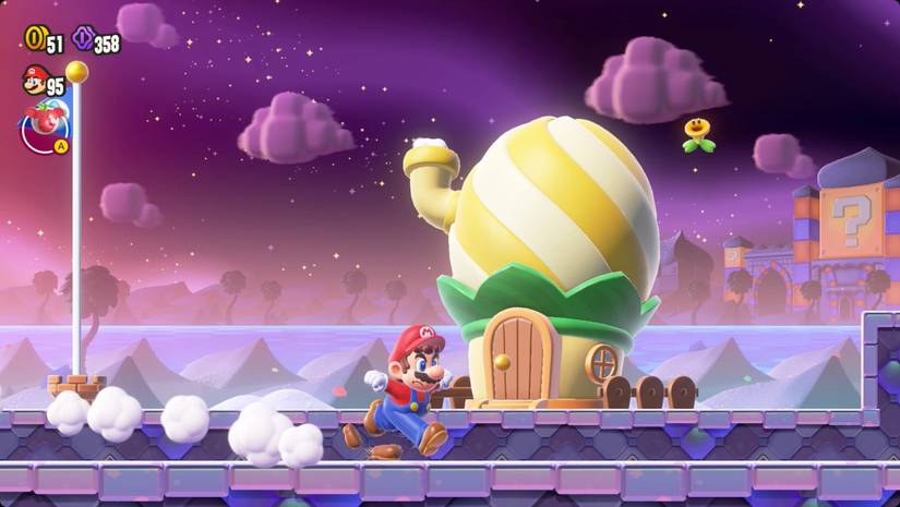 Secrets of Shova Mansion secret exit location in Super Mario Wonder