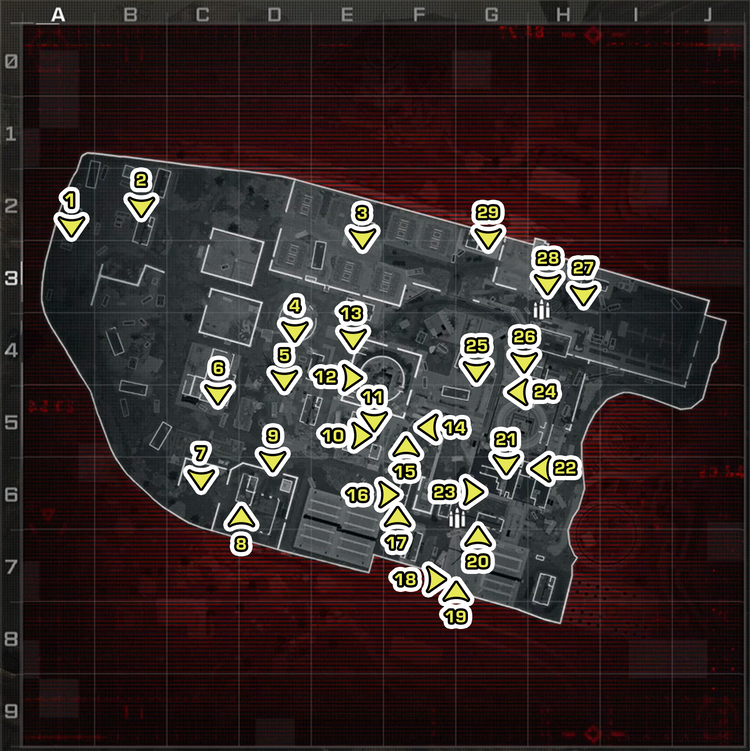 ‘Reactor’ item and weapon locations in MW3