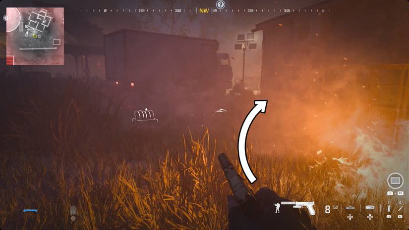 ‘Crash Site’ item and weapon locations in MW3