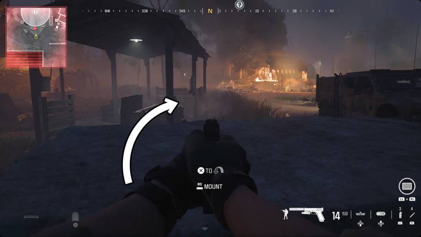 ‘Crash Site’ item and weapon locations in MW3