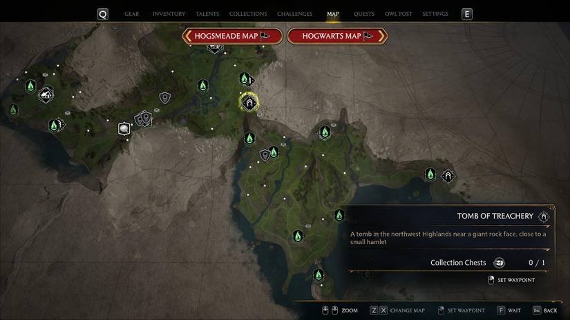 Hogwarts Legacy ‘Cursed Tomb Treasure’ quest walkthrough, map location