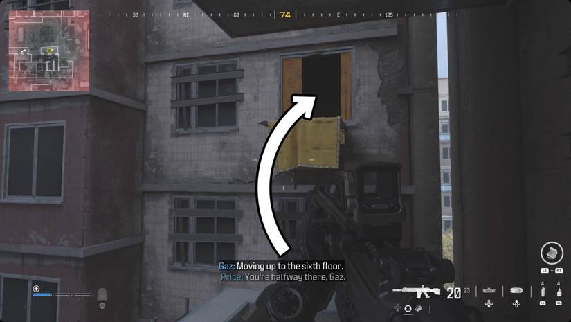 ‘Highrise’ item and weapon locations in MW3